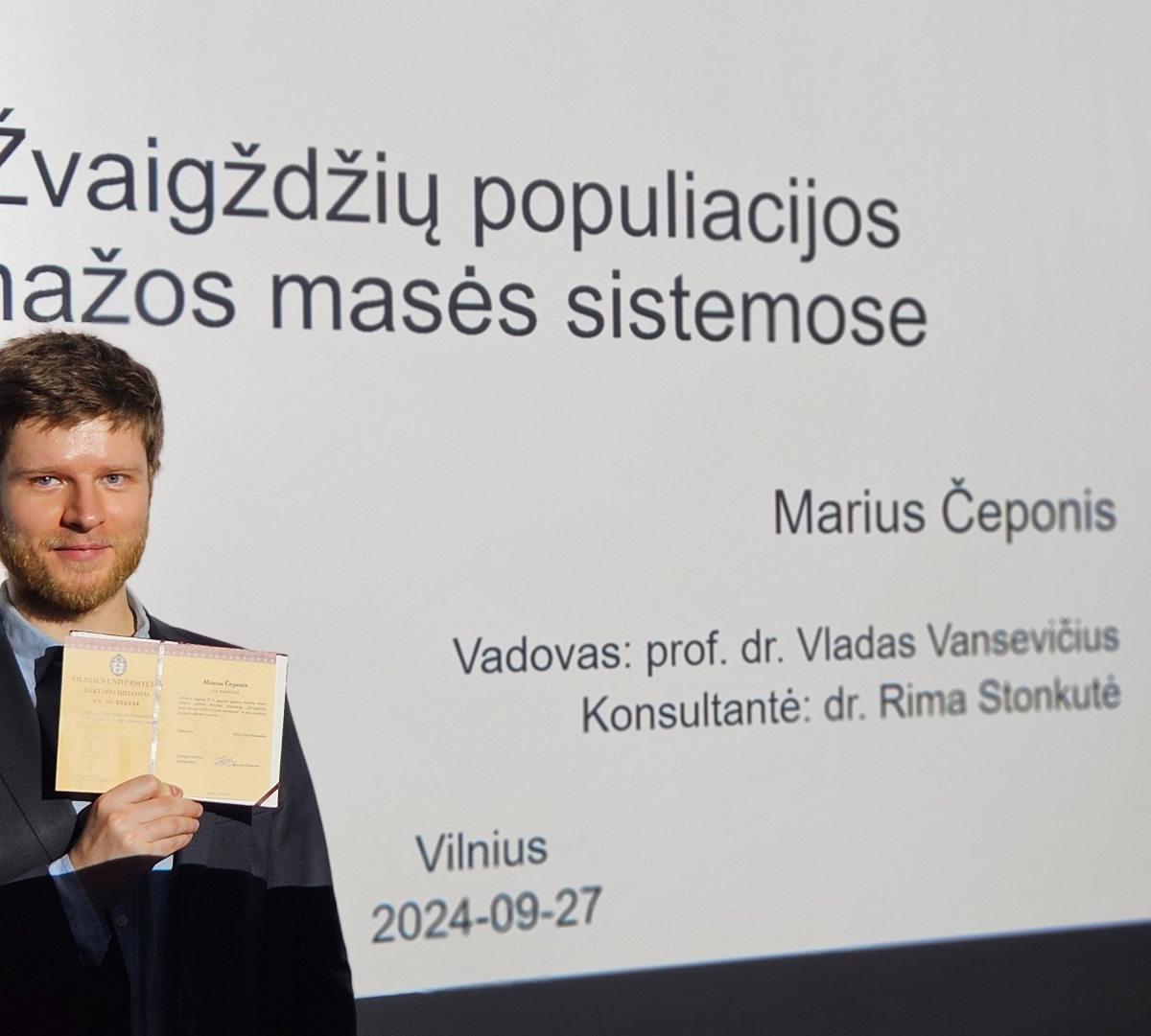 Žvaigždžių formavimąsi galaktikose tyrinėjantis M. Čeponis tapo gamtos ...