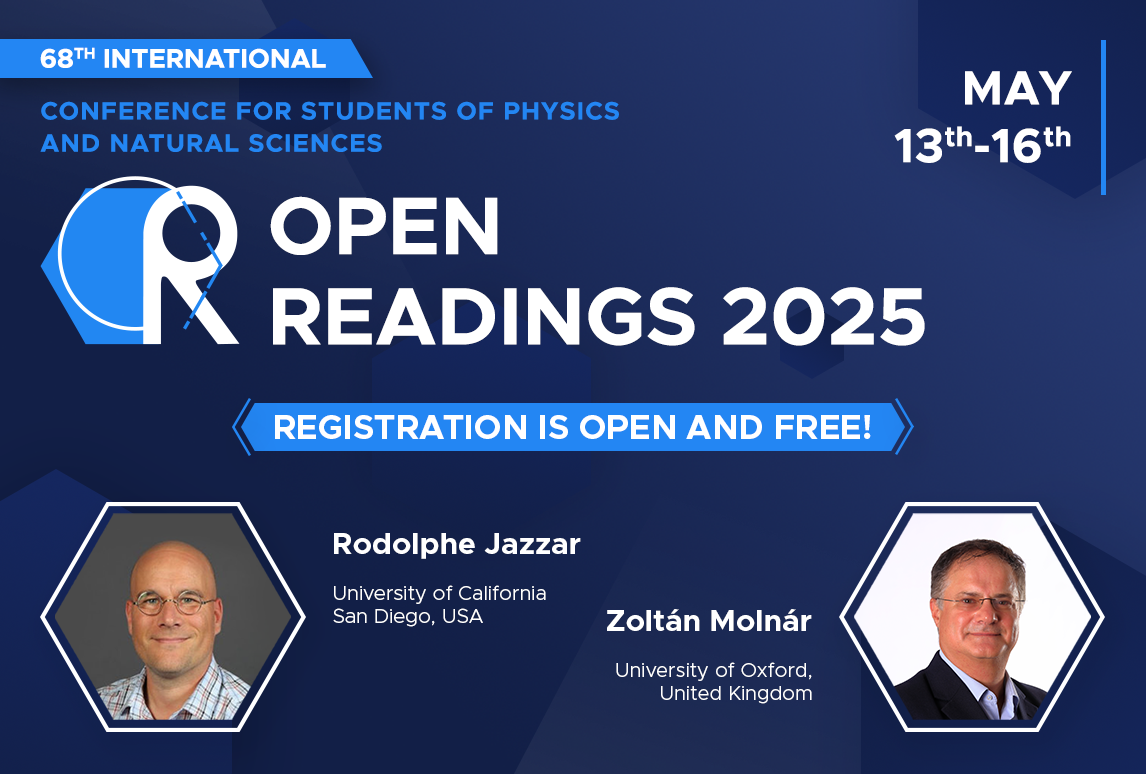 The registration for the Open Readings 2025 is now open