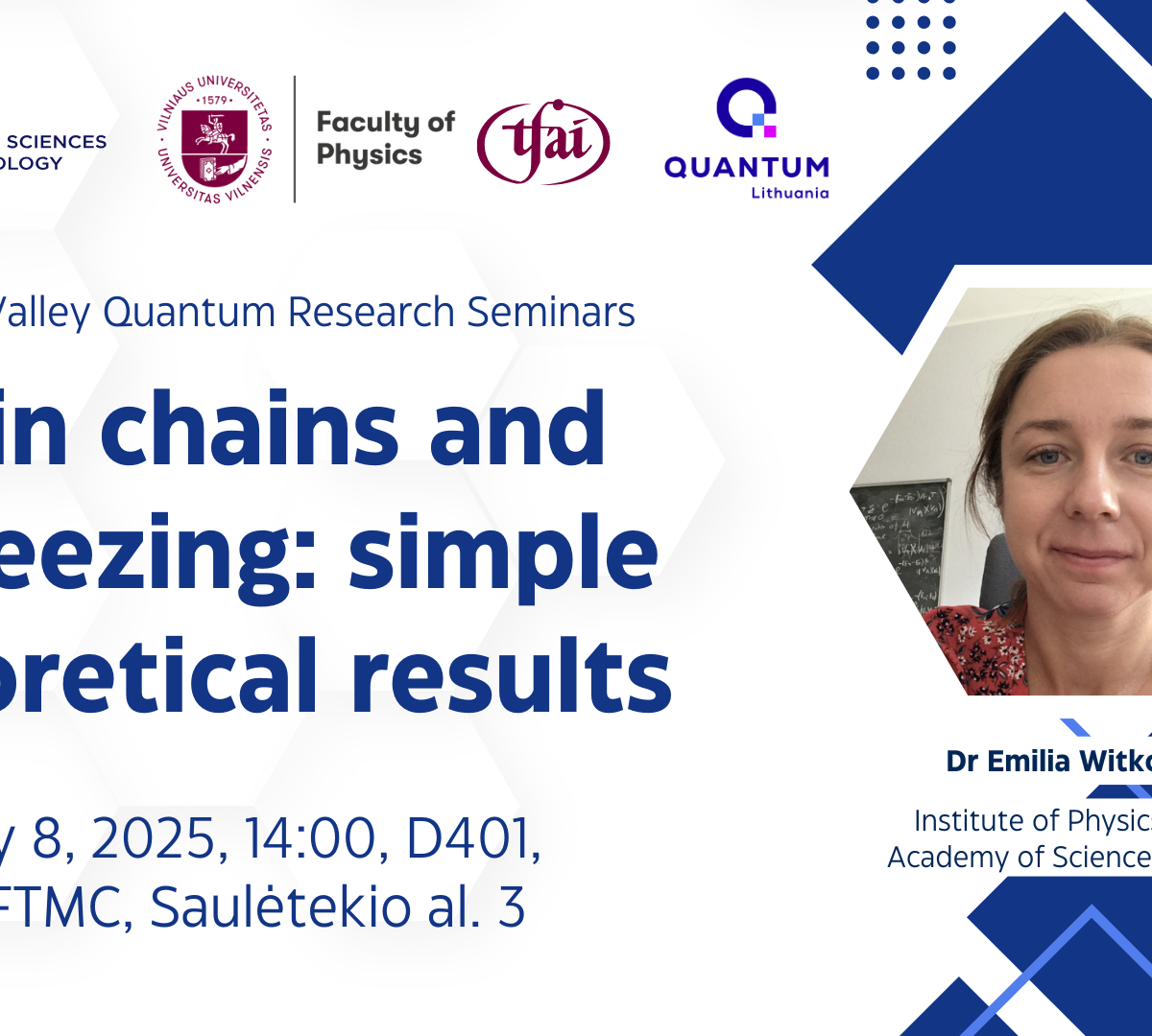 Launch of the “Sunrise Valley Quantum Research Seminars” Series